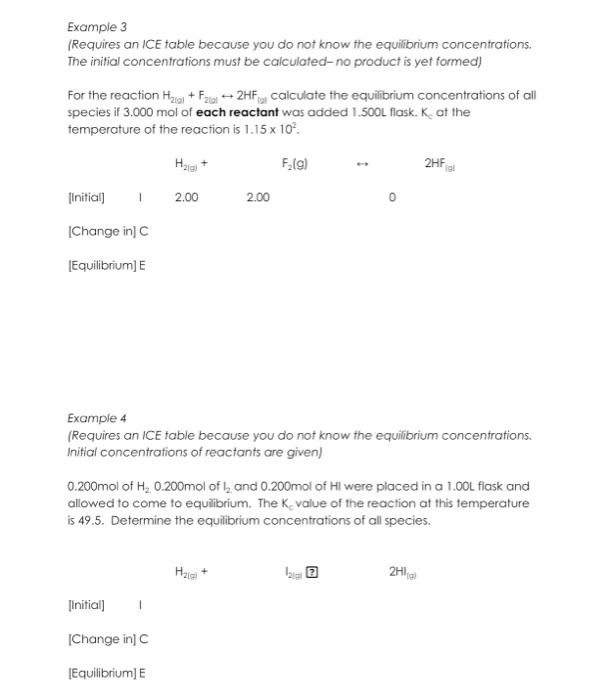 Solved SCHAU Chemical Systems ICE Practice Problems and | Chegg.com