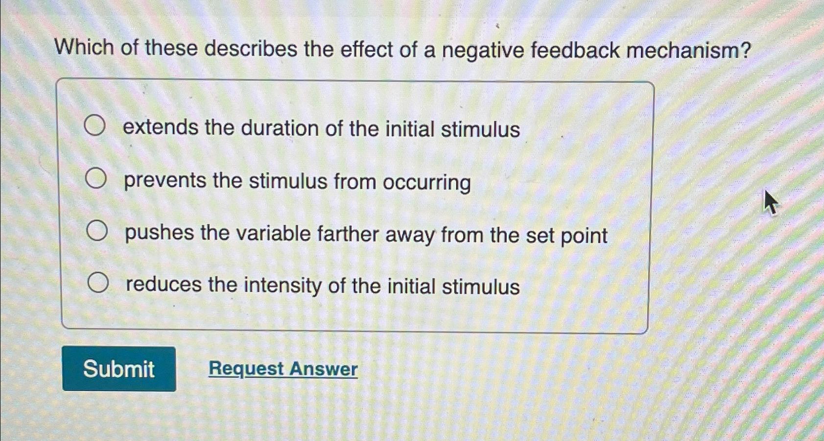 Which of these describes the effect of a negative | Chegg.com