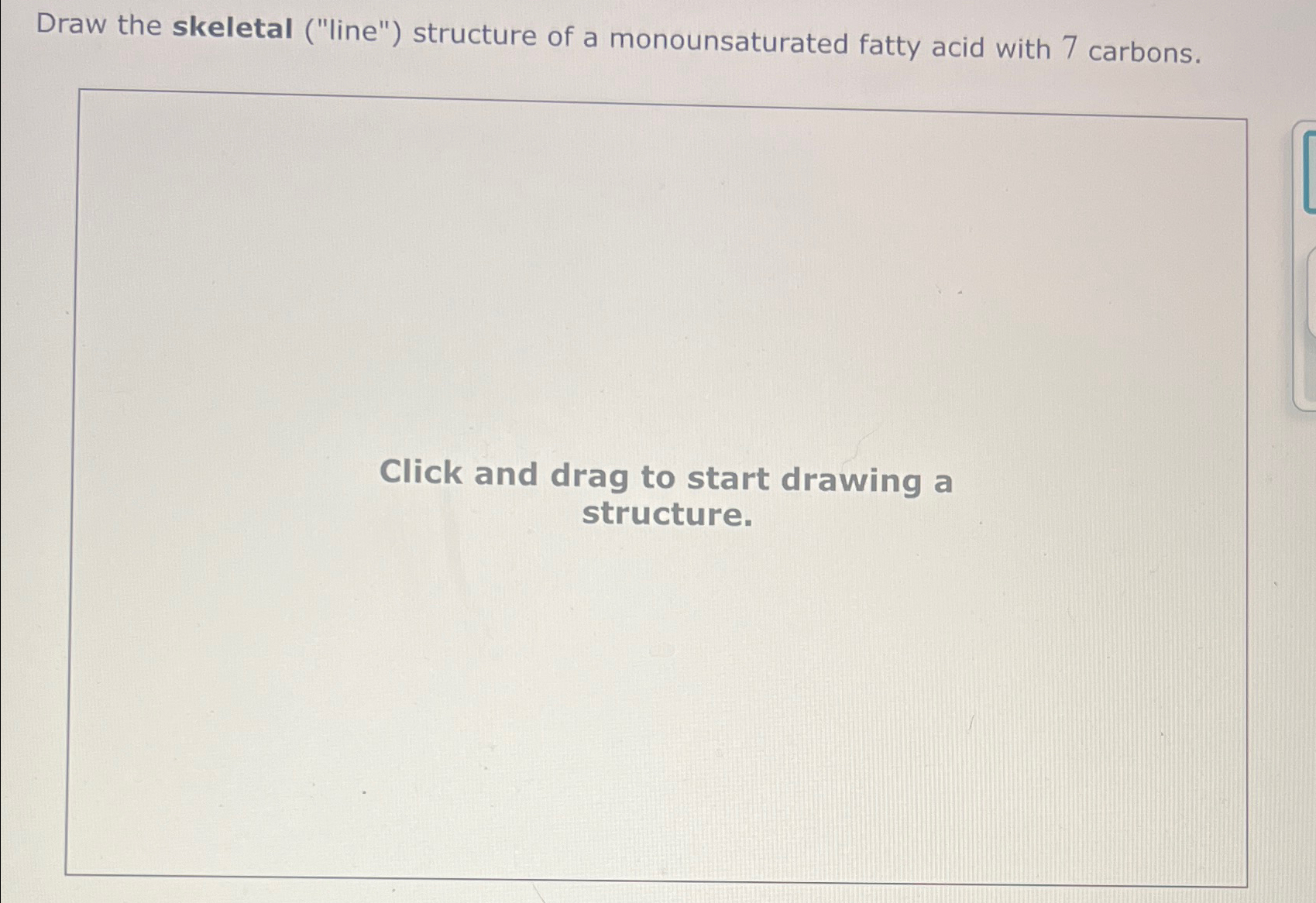 Solved Draw the skeletal ("line") ﻿structure of a | Chegg.com