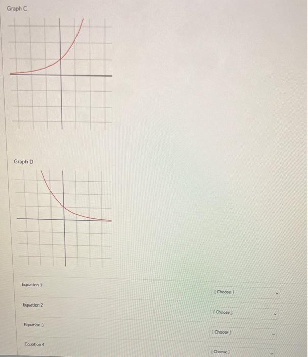 Solved Match the exponential function below with its graph. | Chegg.com