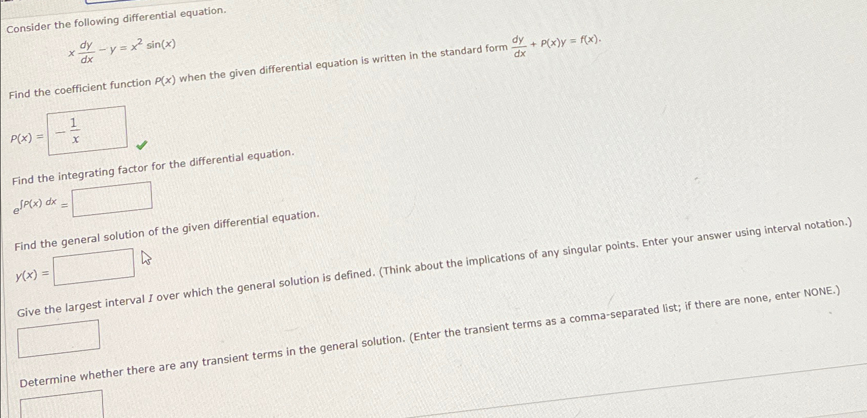 Solved Consider the following differential | Chegg.com