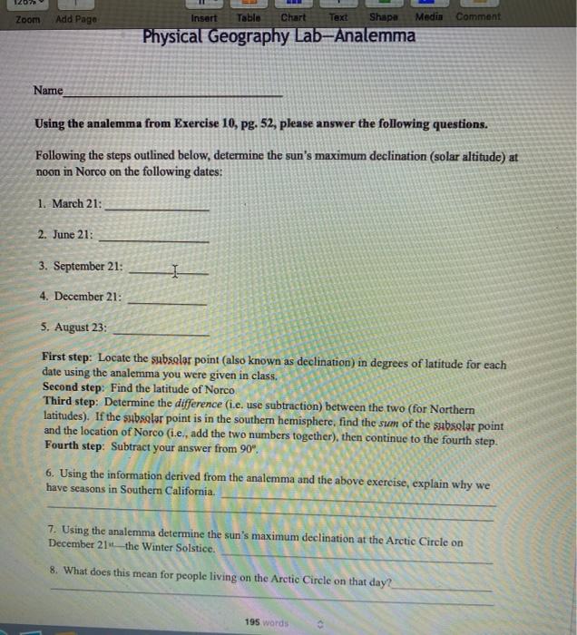 Solved 120 Zoom Add Page Insert Tablo Chart Text Shape Media | Chegg.com
