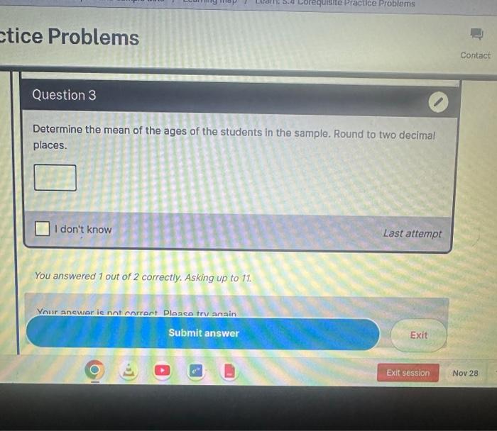 Solved Suppose a researcher collected the following data | Chegg.com
