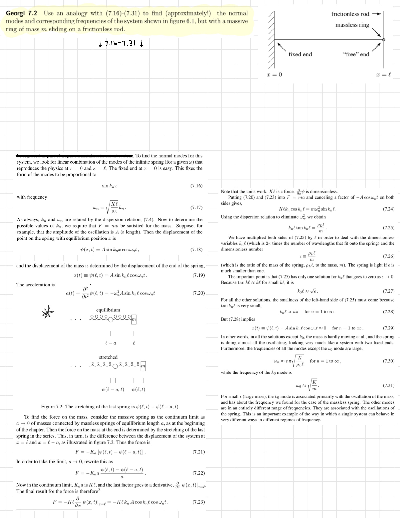 Solved by an EXPERT Use an analogy with (7.16)-(7.31) ﻿to find | Chegg.com
