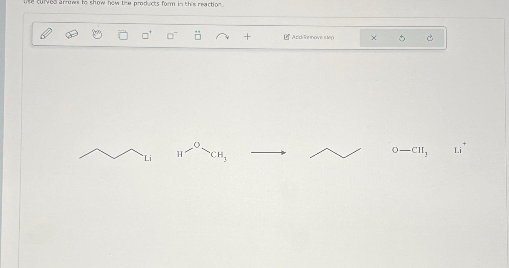 Solved Use curved arrows to show how the products form in | Chegg.com