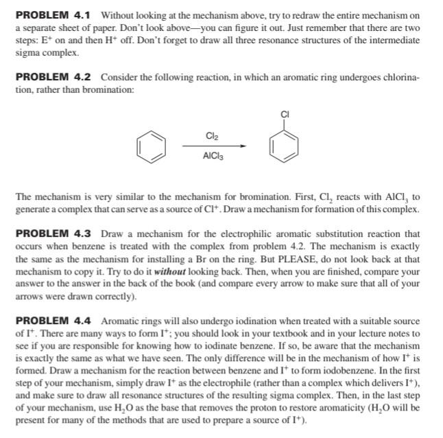 Solved PROBLEM 4.1 Without looking at the mechanism above, | Chegg.com