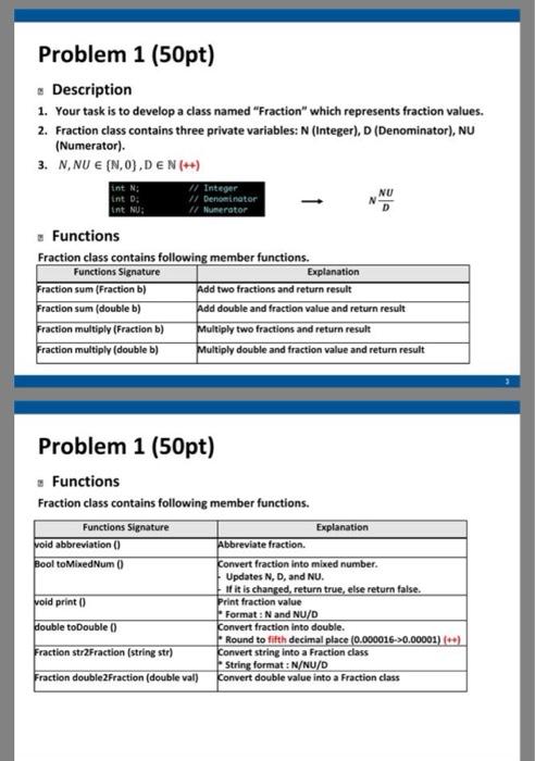 Solved Problem 1 (50pt) . Description 1. Your task is to | Chegg.com