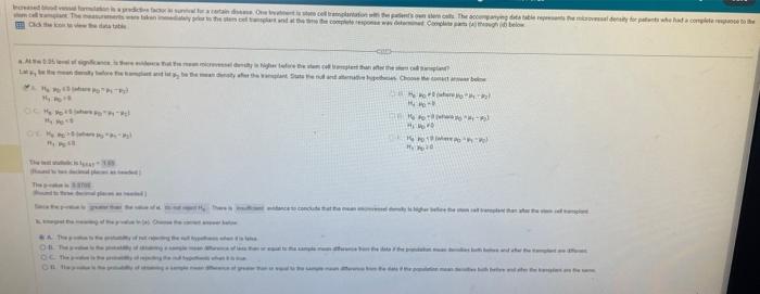 Increased blsod vessei formulason is a predictive | Chegg.com