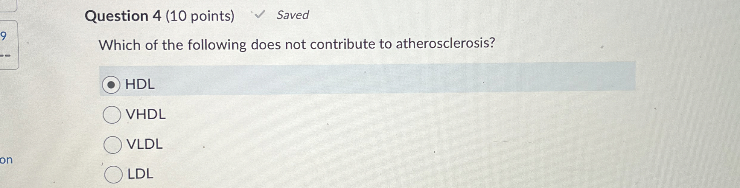 Solved Question 4 (10 ﻿points)SavedWhich of the following | Chegg.com