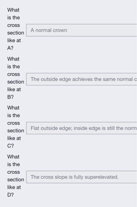 Solved Match the correct cross section to each control point | Chegg.com