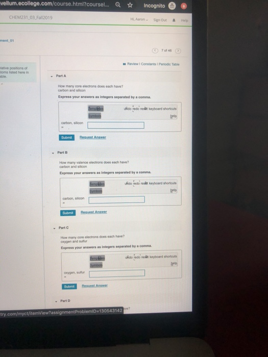 Solved vellum.ecollege.com/course.html?coursel... a * | Chegg.com