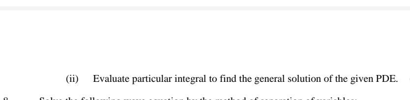 Solved 7. (a) Solve the equation (D-4DD, +5D, D, -2D})z = | Chegg.com