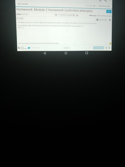 Homework Module 2 Homework Unlimited Attempts