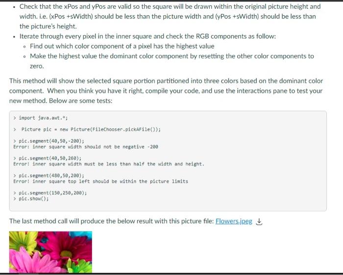 Solved ITSC 1212 - Programming Checkpoint 7 Picture | Chegg.com