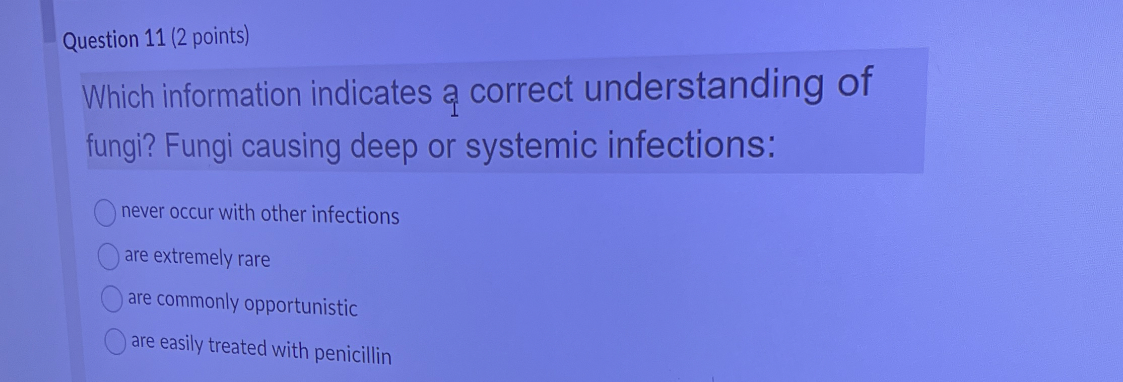 Solved Question 11 (2 points)Which information indicates a | Chegg.com Solved Question 11 (2 points)Which information indicates a | Chegg.com