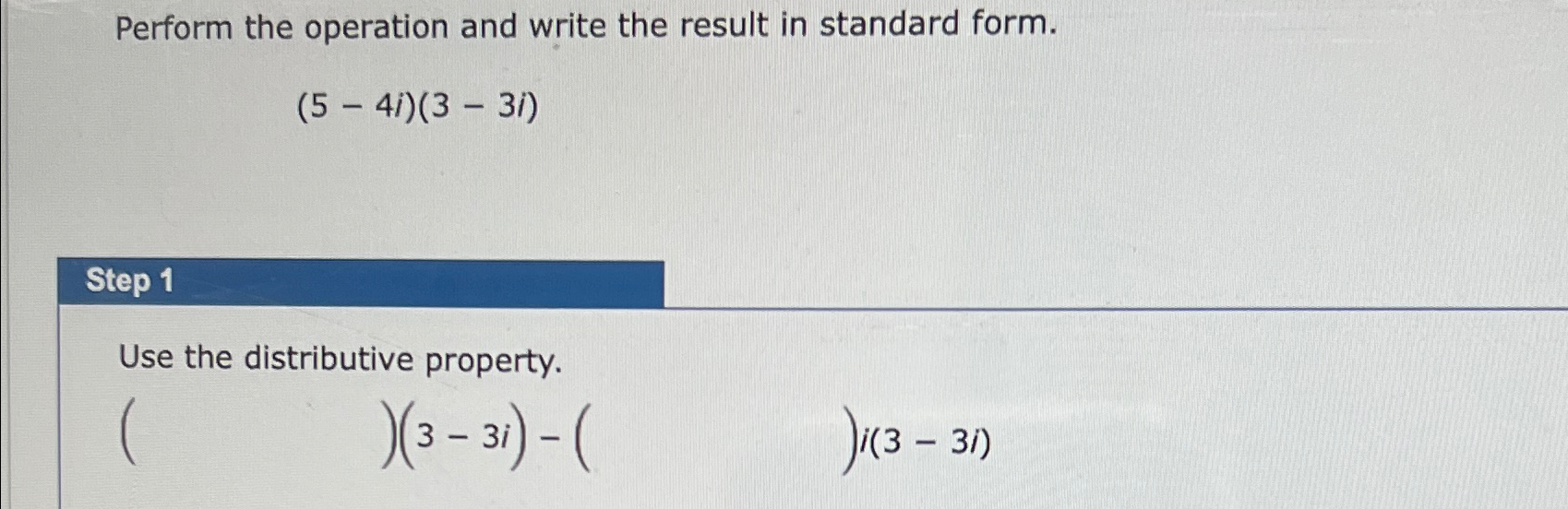 Solved Perform the operation and write the result in | Chegg.com