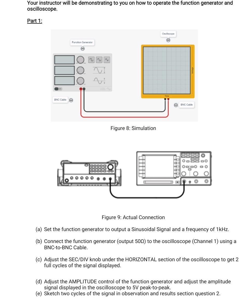 Solved Your instructor will be demonstrating to you on how | Chegg.com