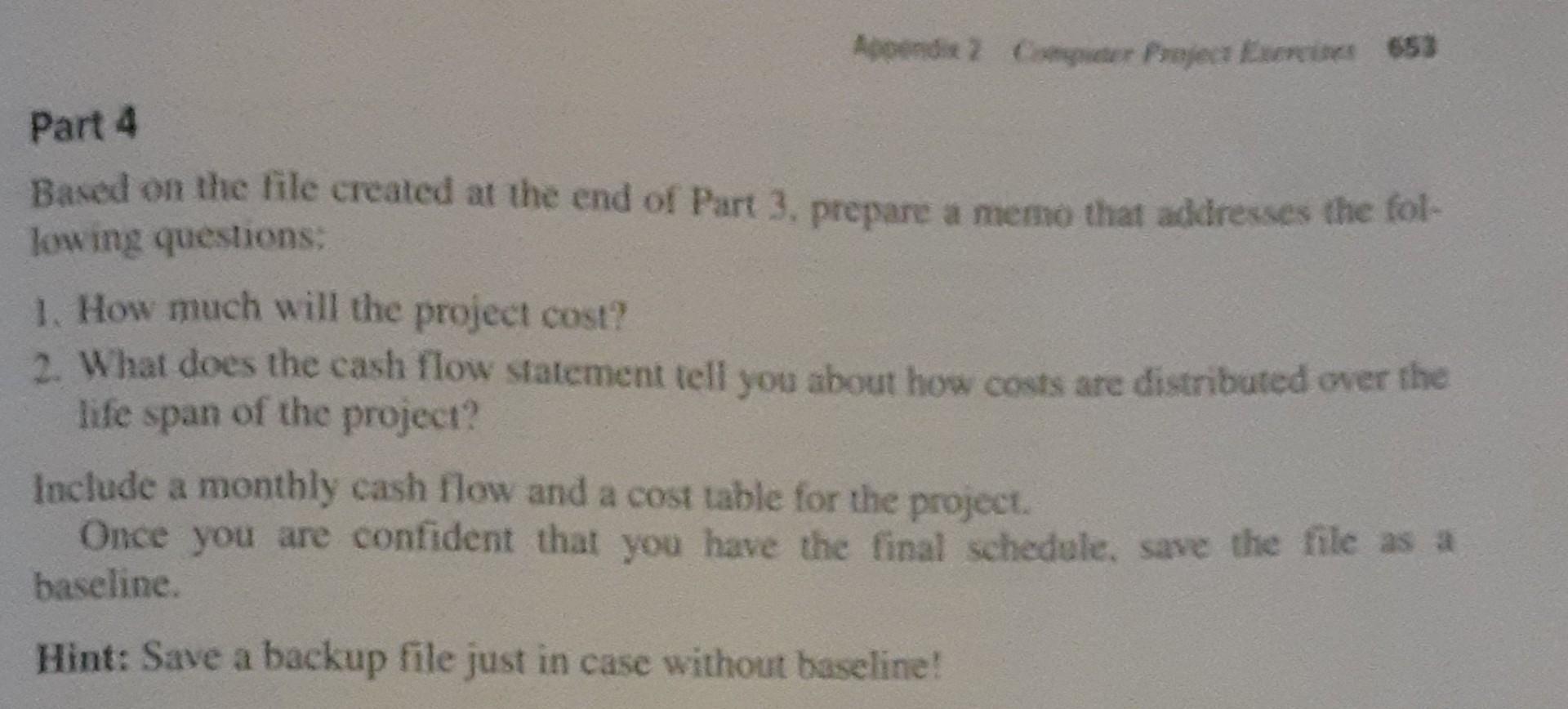 Solved Project Description The new computer-controlled | Chegg.com