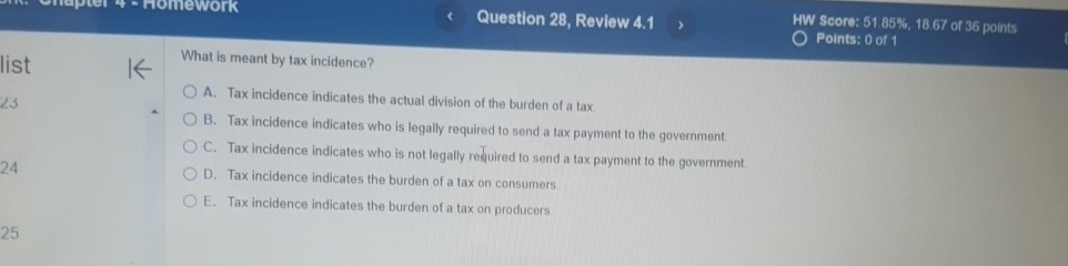 Solved Question 28, Review 4.1HW Score: 51.85%,18.67 of 36 | Chegg.com Solved Question 28, Review 4.1HW Score: 51.85%,18.67 of 36 | Chegg.com