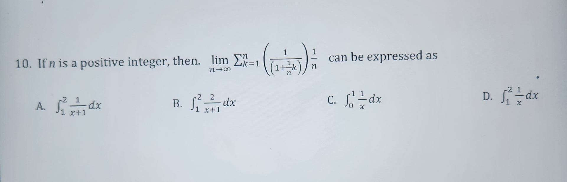 Solved How to solve If n ﻿is a positive integer, then. | Chegg.com
