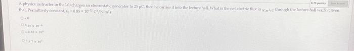 Solved (hat, framativity corstant, 4−885∗10−4C2/NCr2 ) =0 | Chegg.com