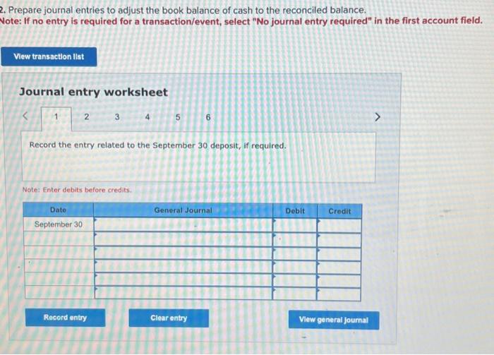 Solved Record the entry related to interest earned, if | Chegg.com