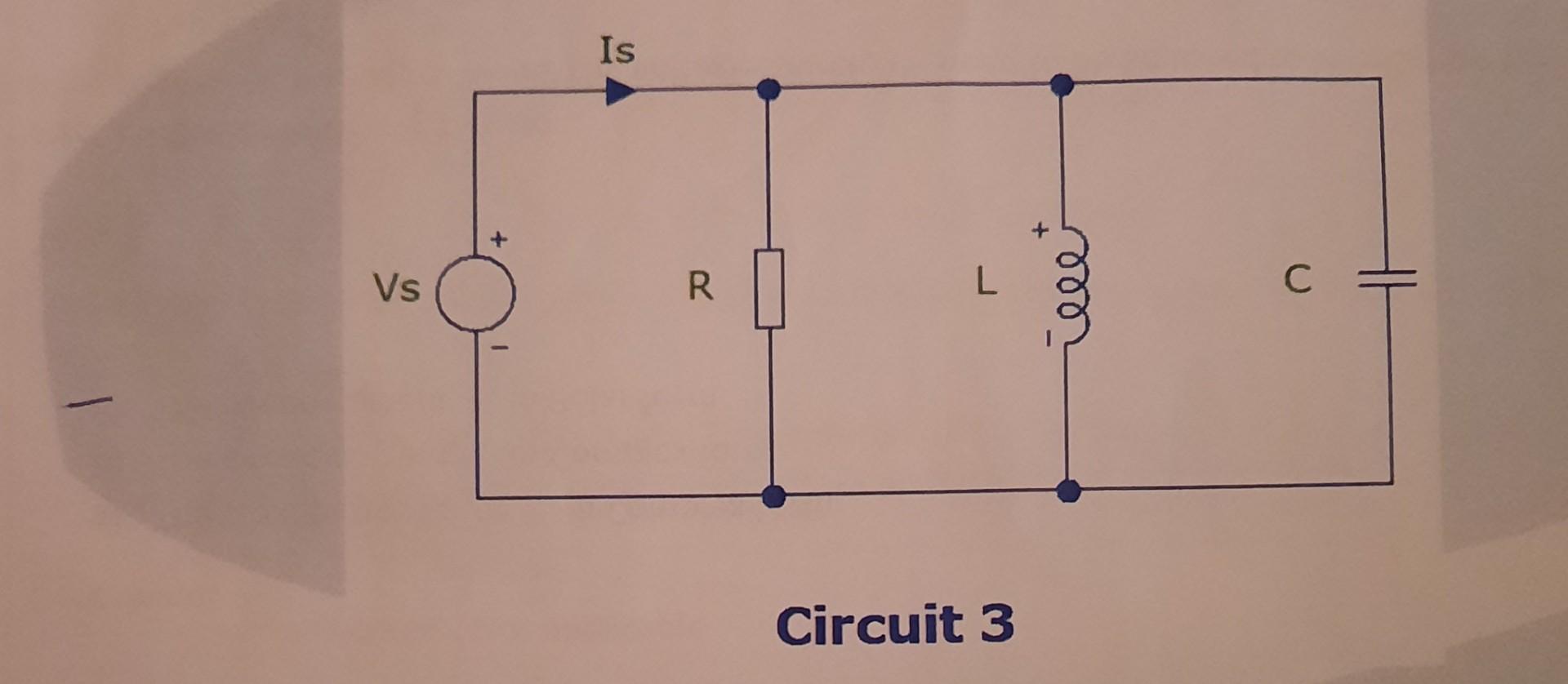 Solved Part 2 - Consider Circuit 3 again. a) To what | Chegg.com