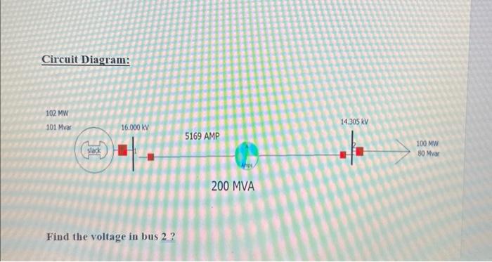 Solved power system analysis Qustion is find voltage in bus | Chegg.com