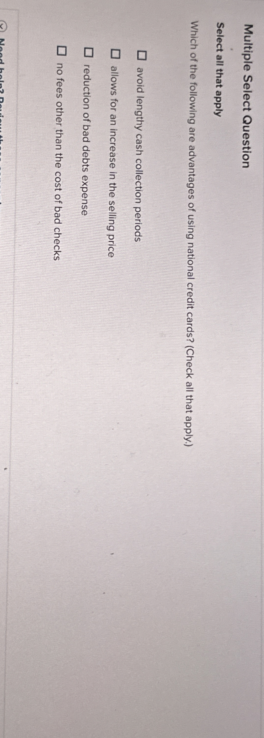 Solved Multiple Select QuestionSelect all that applyWhich of | Chegg.com