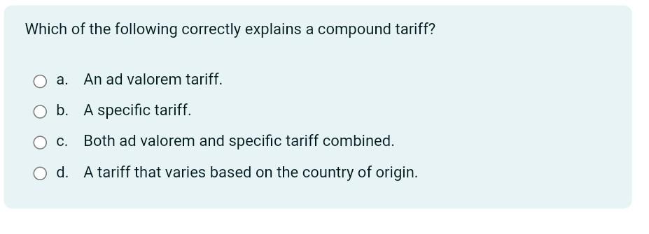 Solved Which of the following correctly explains a compound | Chegg.com