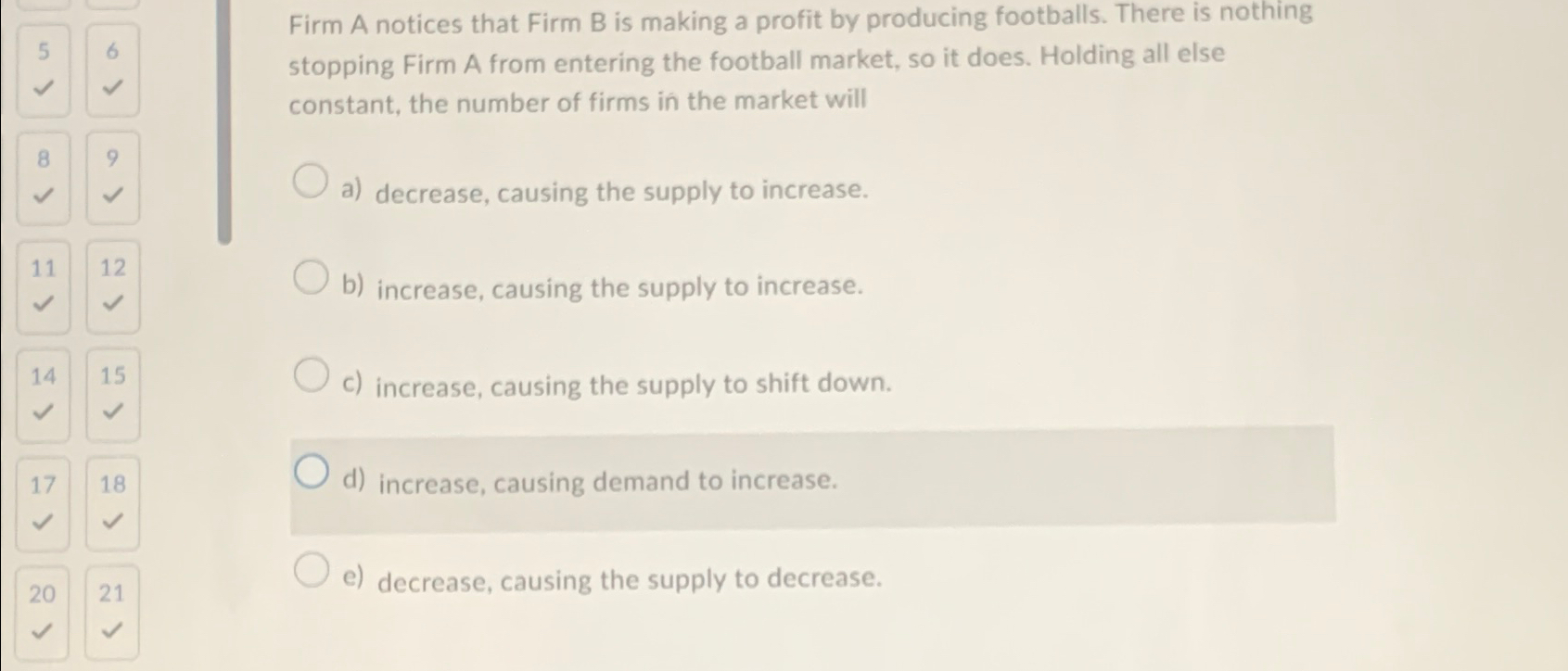 Solved Firm A notices that Firm B is making a profit by | Chegg.com