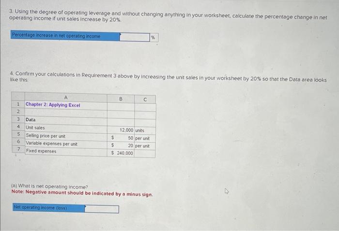 Solved 2. Change all of the numbers in the data area of your | Chegg.com