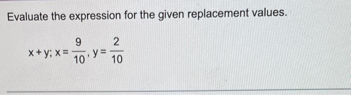 Solved Evaluate the expression for the given replacement | Chegg.com