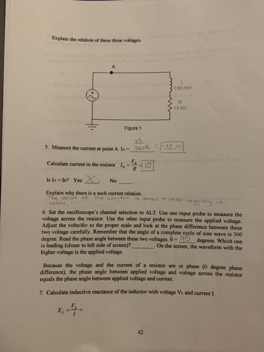 Solved EXPERIMENT 9 RL CIRCUITS Obiectives To examine the | Chegg.com