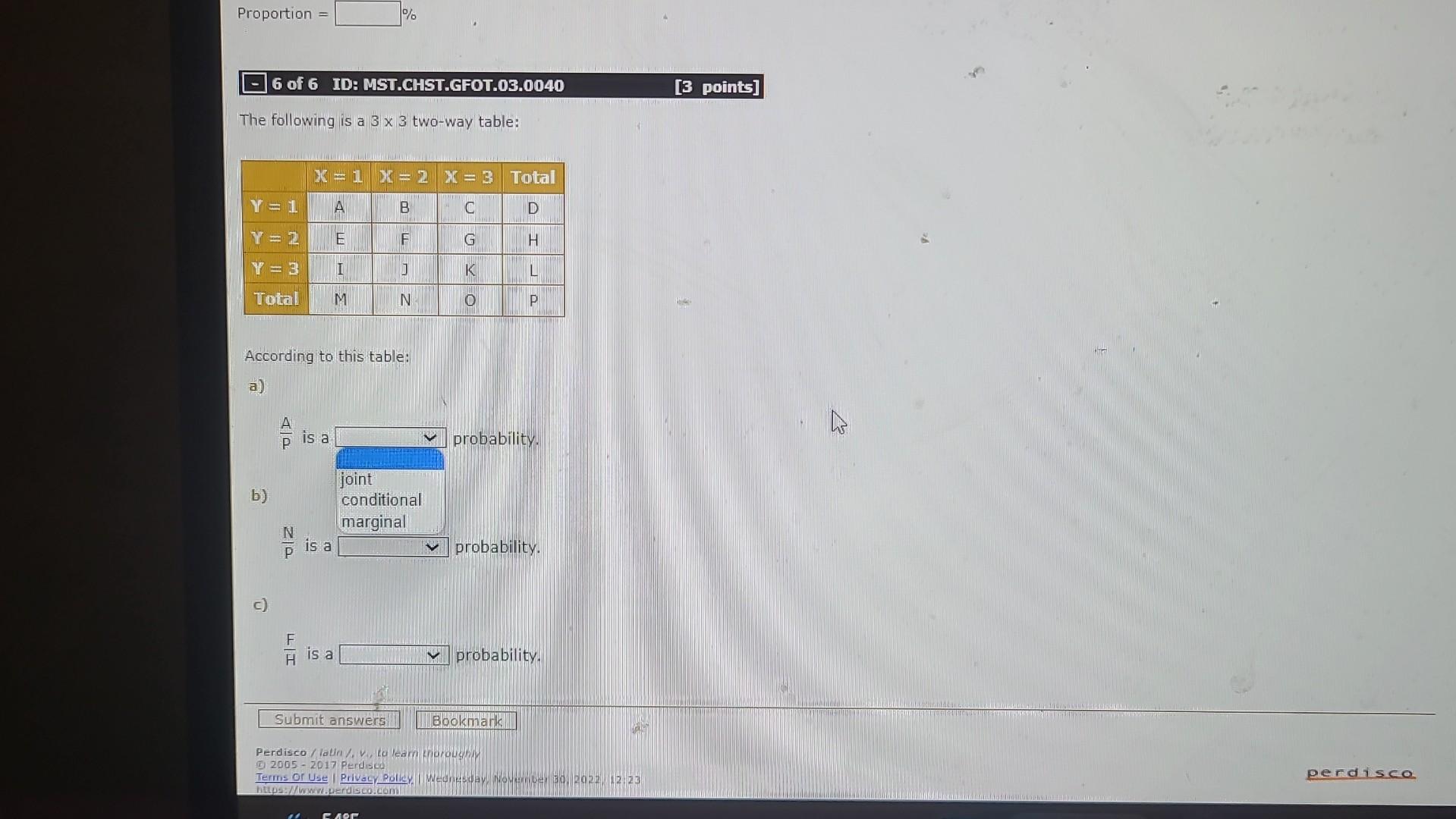 Solved Proportion = 6 of 6 ID: MST.CHST.GFOT.03.00 The | Chegg.com