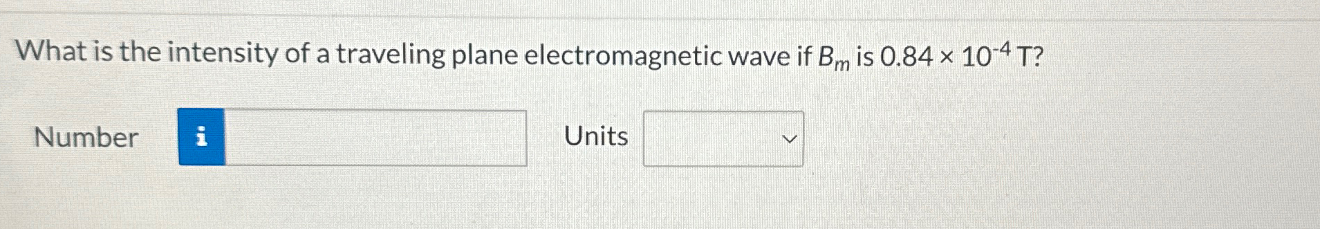 Solved What is the intensity of a traveling plane | Chegg.com