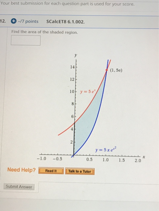 Solved "our best submission for each question part is used | Chegg.com