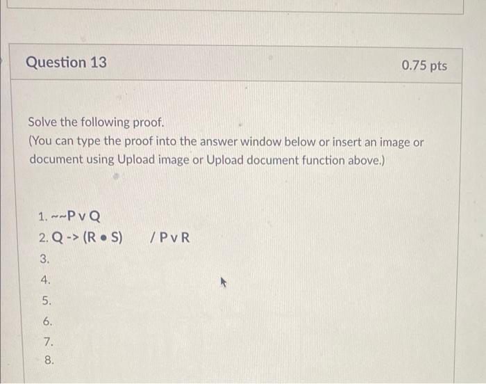 Solved Solve the following proof. (You can type the proof | Chegg.com