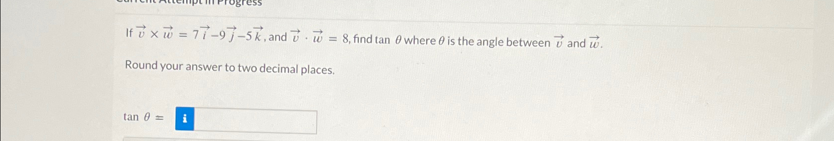 Solved If vec(v)×vec(w)=7vec(i)-9vec(j)-5vec(k), ﻿and | Chegg.com