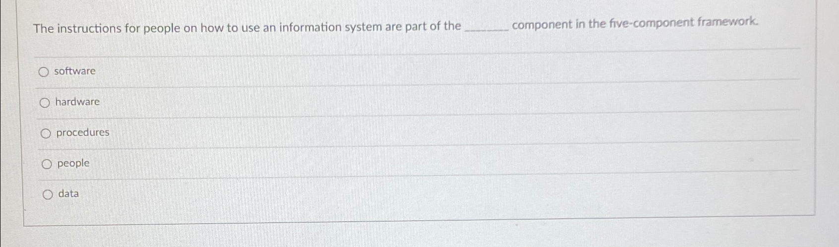 Solved The instructions for people on how to use an | Chegg.com