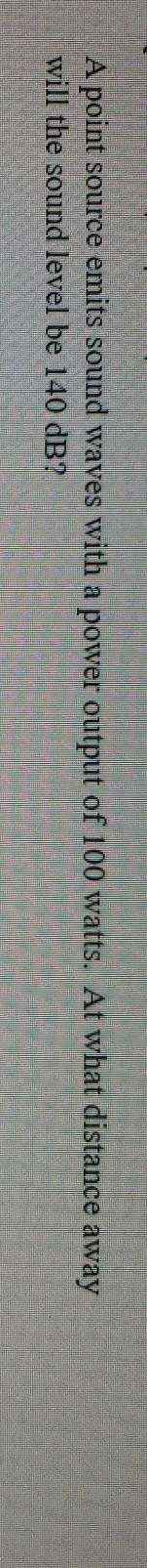 Solved A point source emits sound waves with a power output | Chegg.com