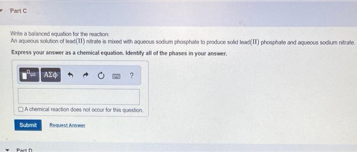 Solved Write the correct formulas for the reactants for the | Chegg.com