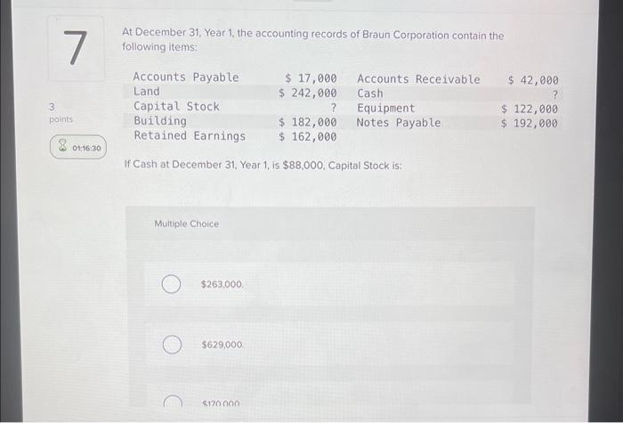 Solved At December 31, Year 1, the accounting records of | Chegg.com