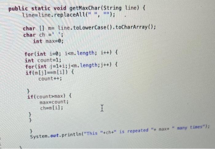 Solved //JAVA//in the main method read in a file that has a | Chegg.com