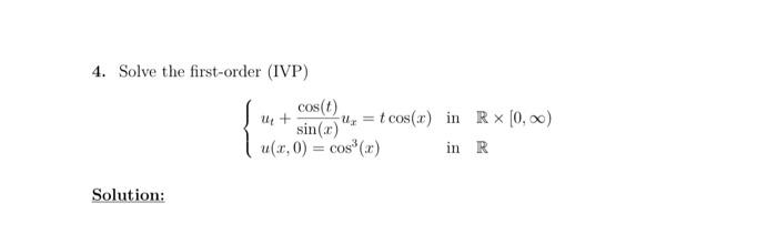 Solved 4. Solve the first-order (IVP) | Chegg.com