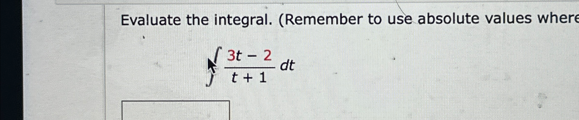 Solved Evaluate the integral. (Remember to use absolute | Chegg.com
