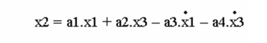 Solved x2=a1⋅x1+a2⋅x3−a3⋅x˙1−a4⋅×˙3 | Chegg.com