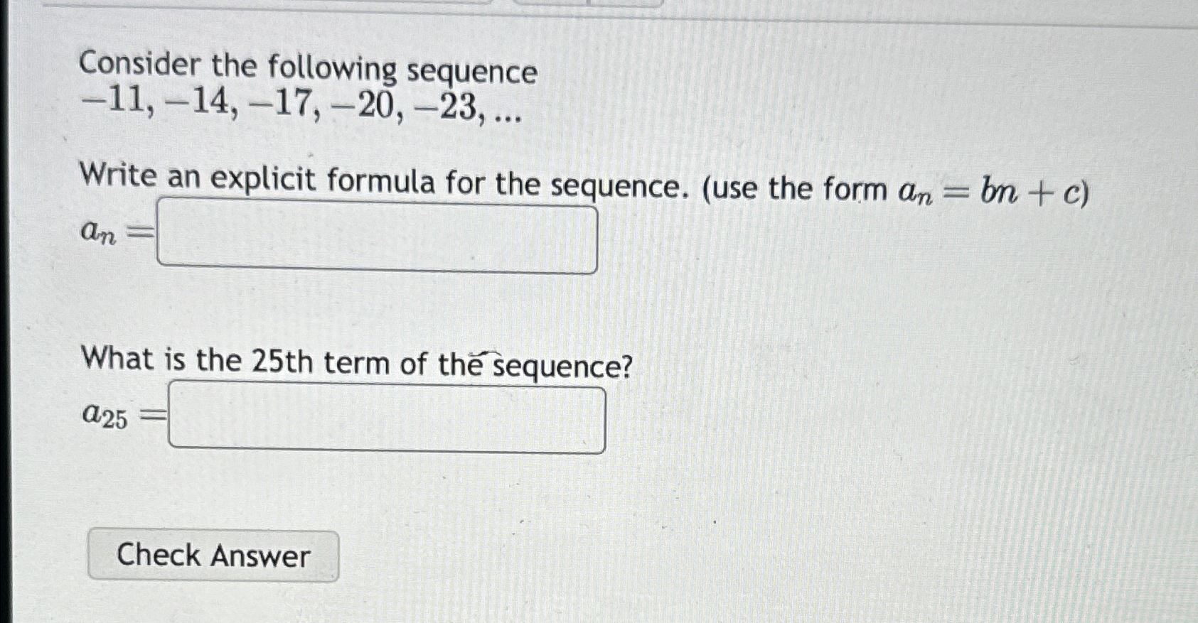 Solved Consider the following | Chegg.com