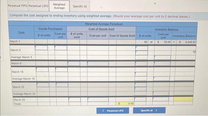 Solved 1st chart is Perpetual FIFO, 2nd is Perpetual LIFO, | Chegg.com
