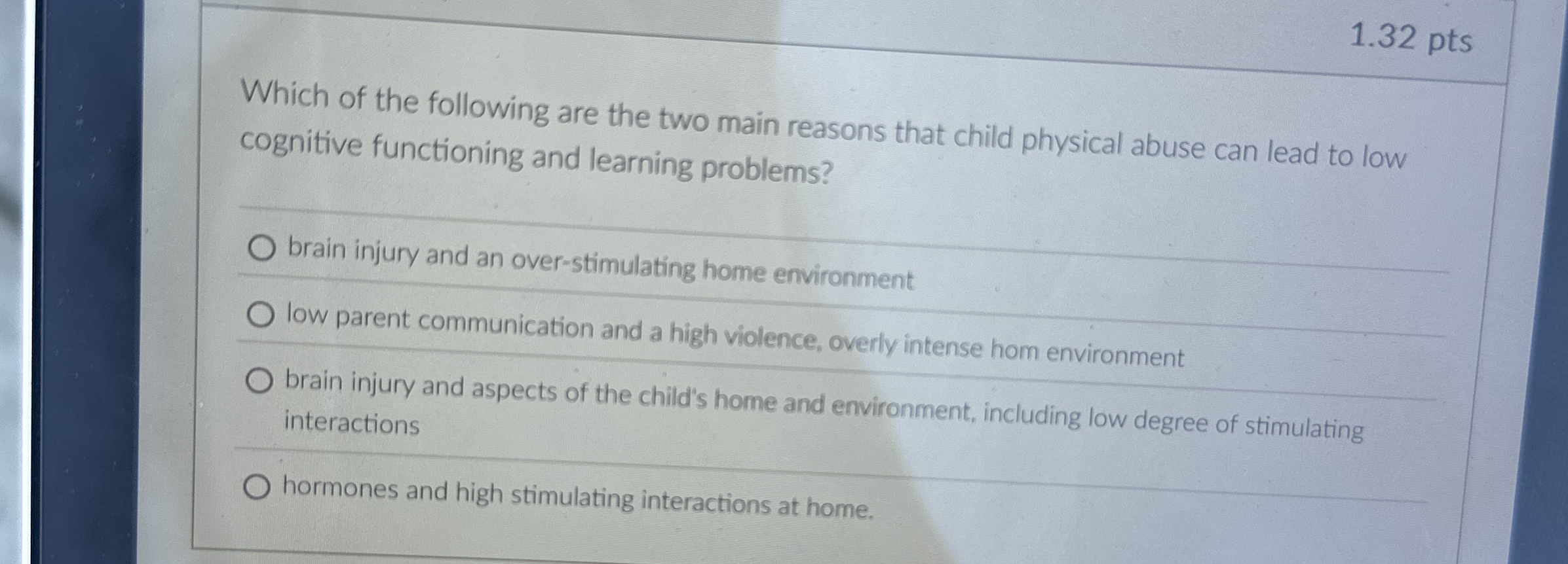 Solved Which of the following are the two main reasons that | Chegg.com